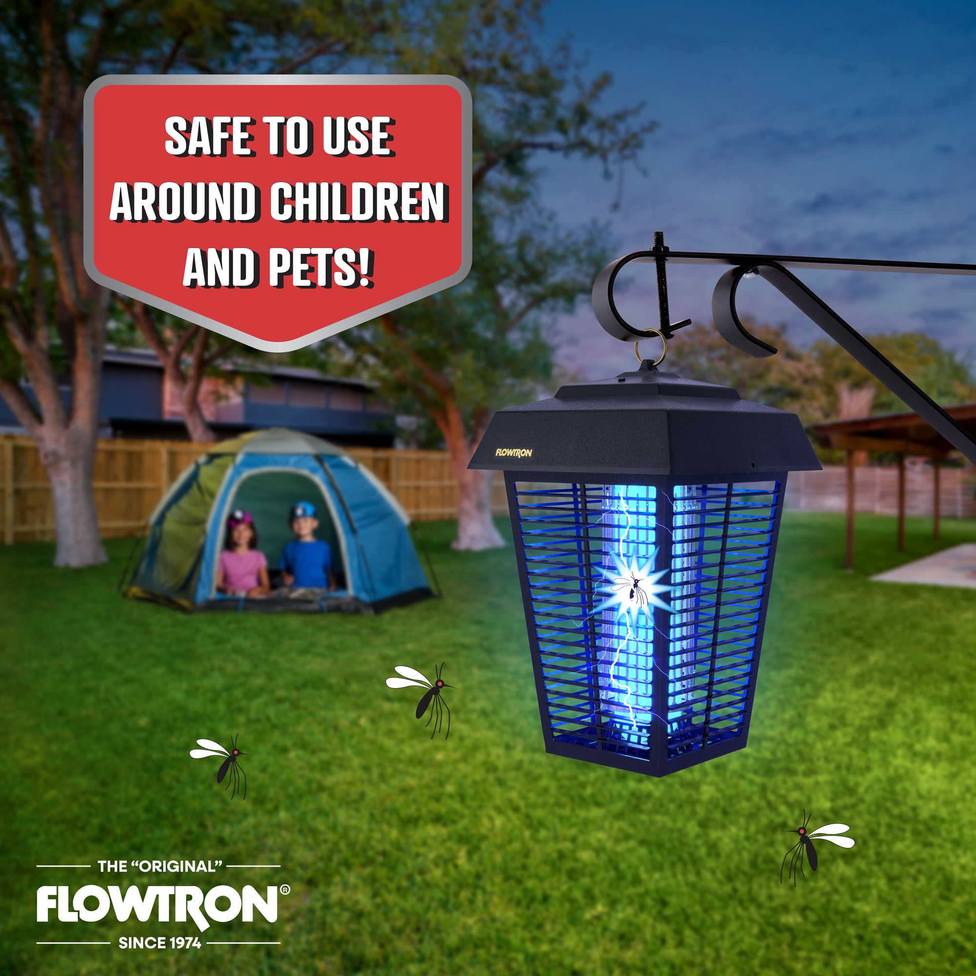 Flowtron Bug Zapper | Effective 1-1/2 Acre Outdoor Coverage