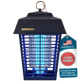 Powerful, Efficient Outdoor Bug Zapper | 1/2 Acre Coverage | Flowtron
