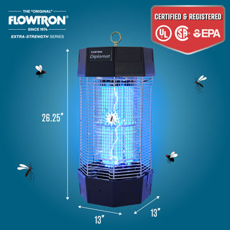 120W High-Performance Indoor/Outdoor Bug Zapper | Flowtron