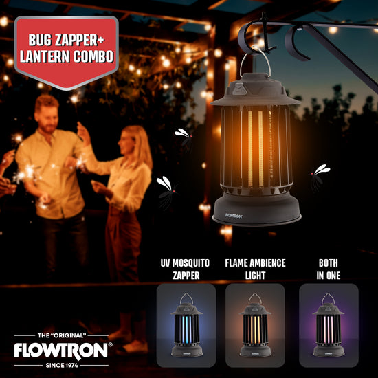 Flowtron Bug Zapper Lantern | 2-in-1 Light & Insect Control