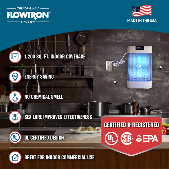 High-Performance 120W Indoor Commercial Fly Killer | Flowtron