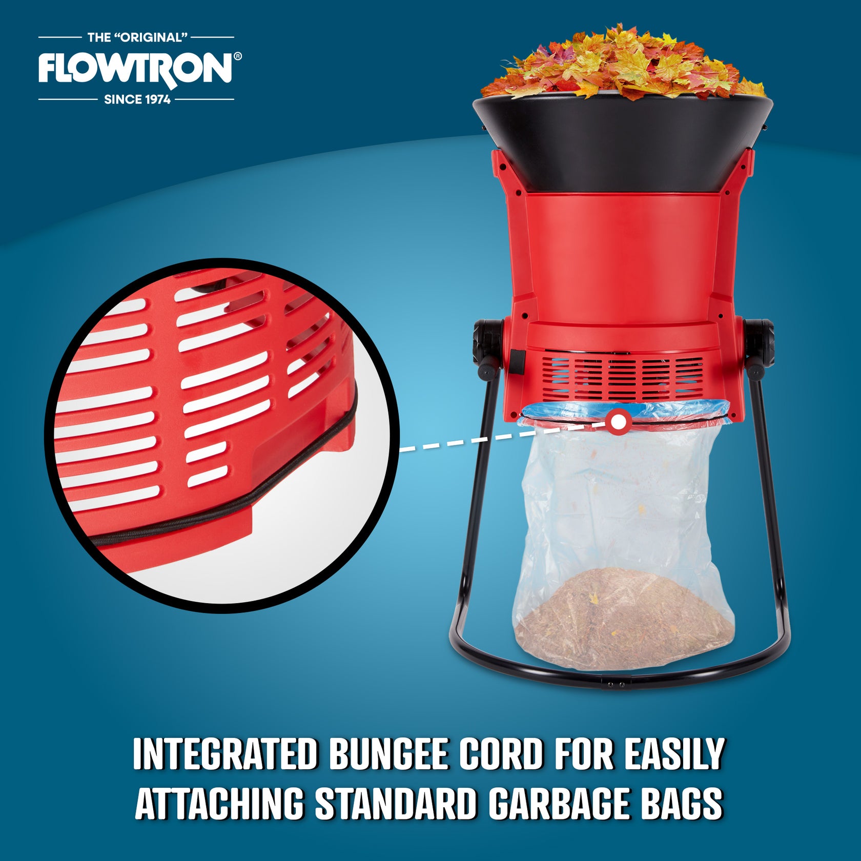 Electric Leaf Eater Mulcher/Shredder for Efficient Yard Cleanup – Flowtron